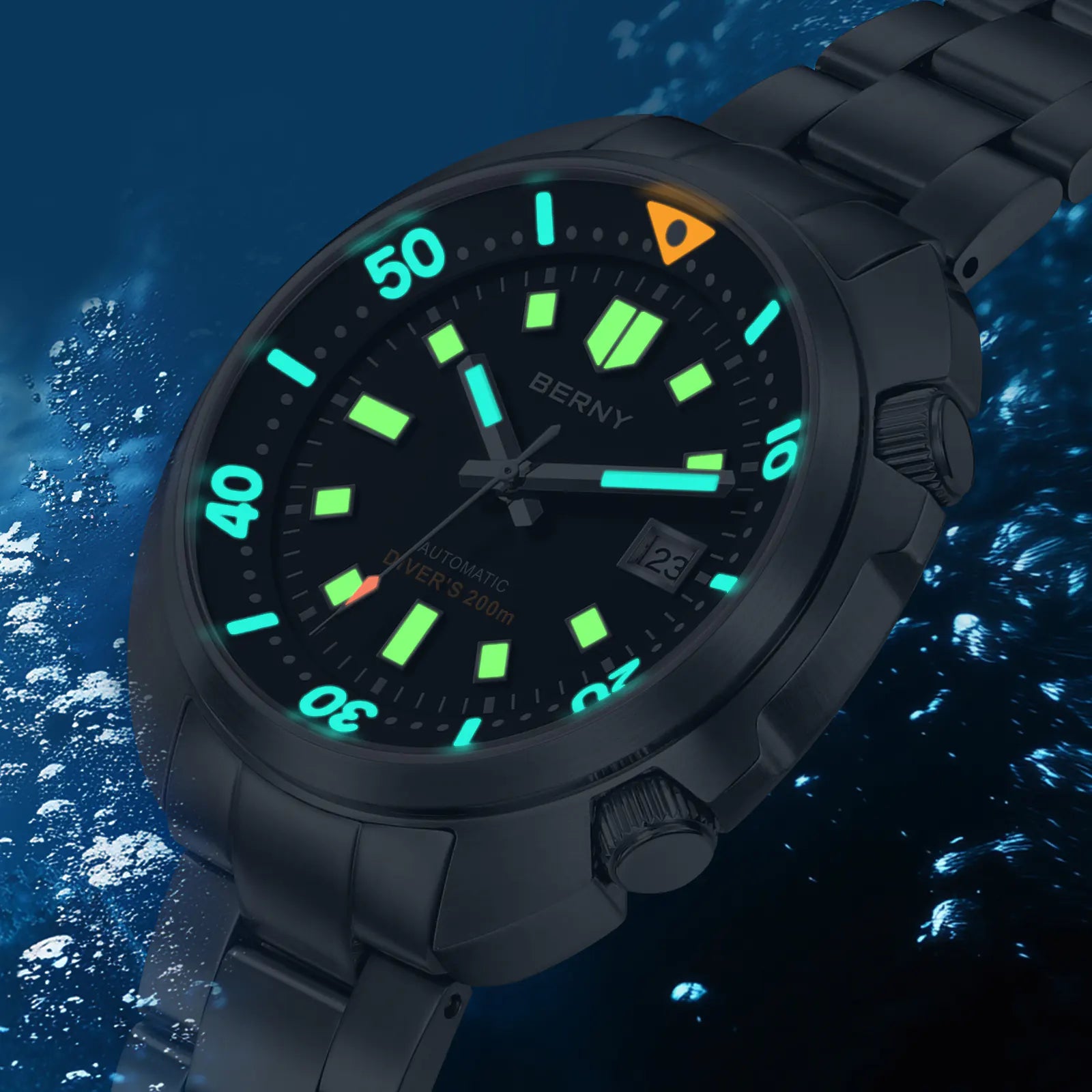 BERNY-Men Automatic Compressor Diver Watch-AM1970MS – BERNY® WATCH ...