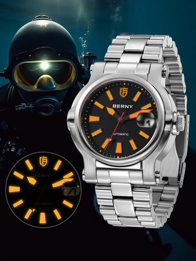 BERNY-Men Automatic Diver Watch-AM135M – BERNY® WATCH Official Store