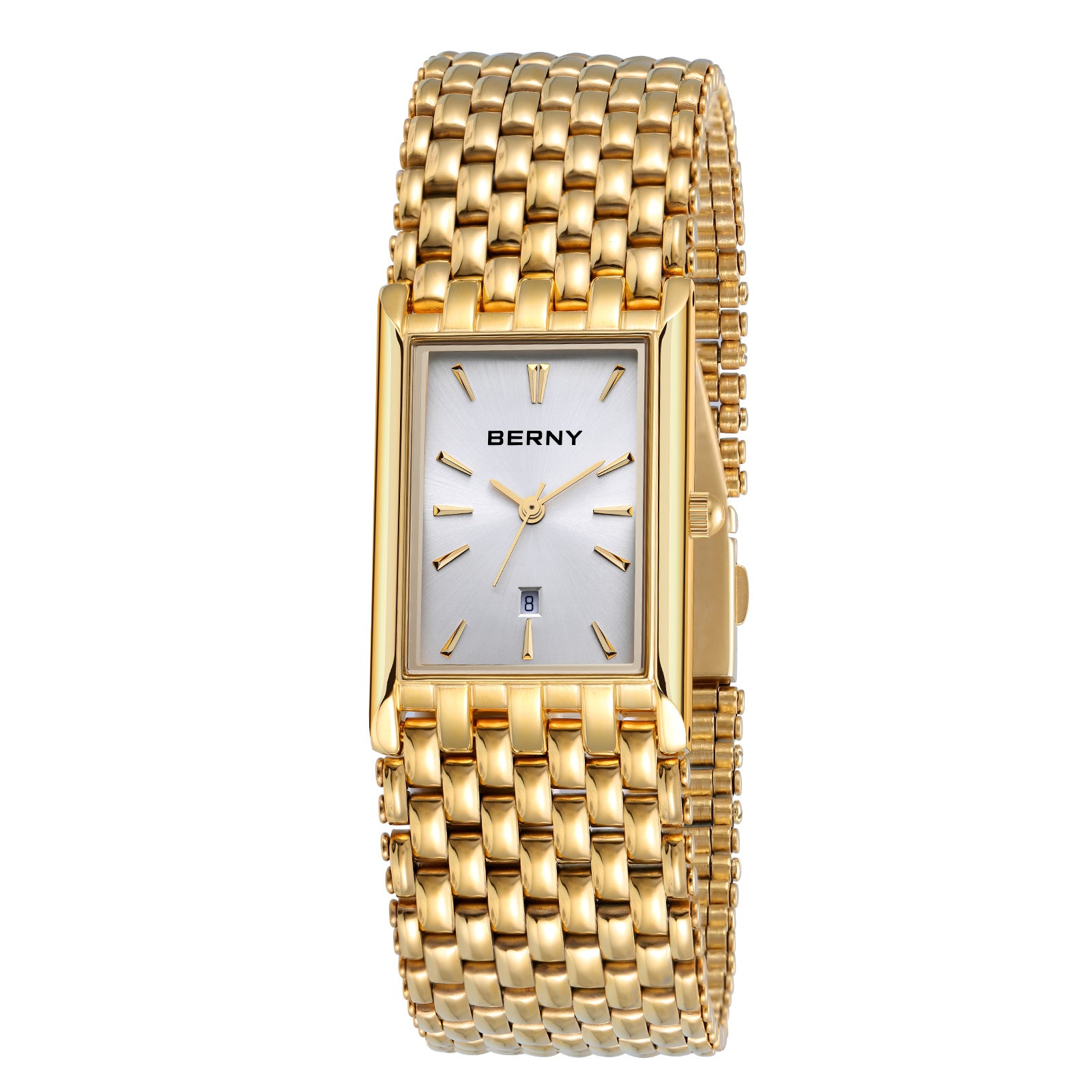 BERNY-Men Quartz Square Gold Watch-2166M – BERNY® WATCH Official Store