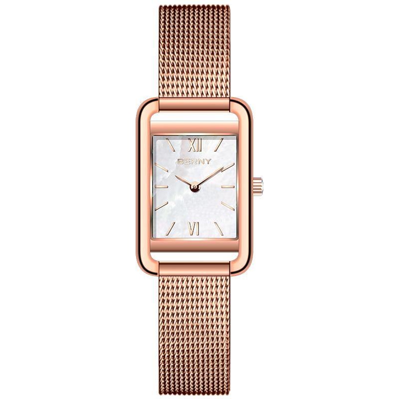 BERNY-Women Quartz Square Rose Gold Watch-2794L – BERNY® WATCH Official ...