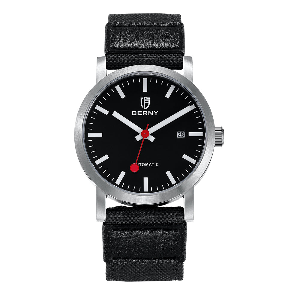 BERNY-Men Automatic Railroad Watch V2-AM138M – BERNY® WATCH Official Store
