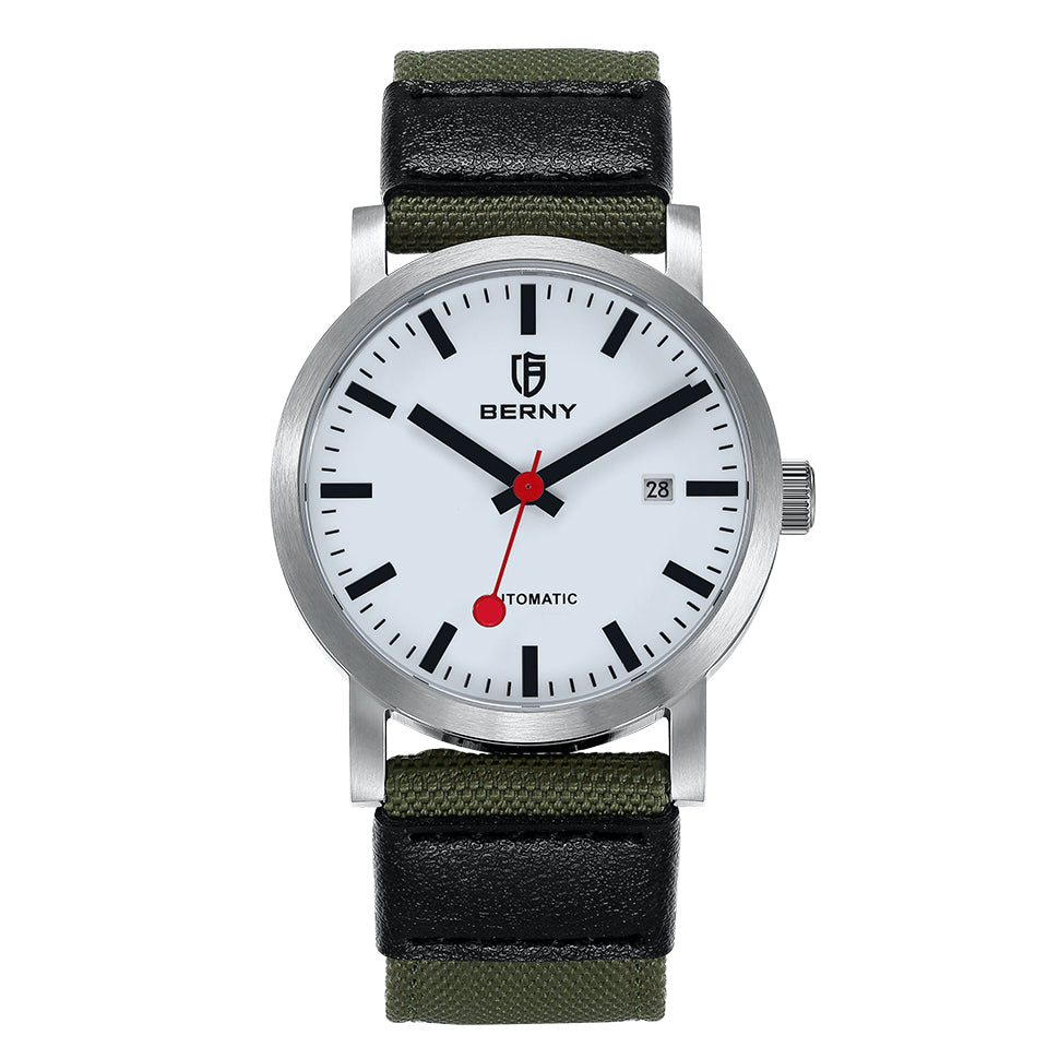 BERNY-Men Automatic Railroad Watch V2-AM138M – BERNY® WATCH Official Store