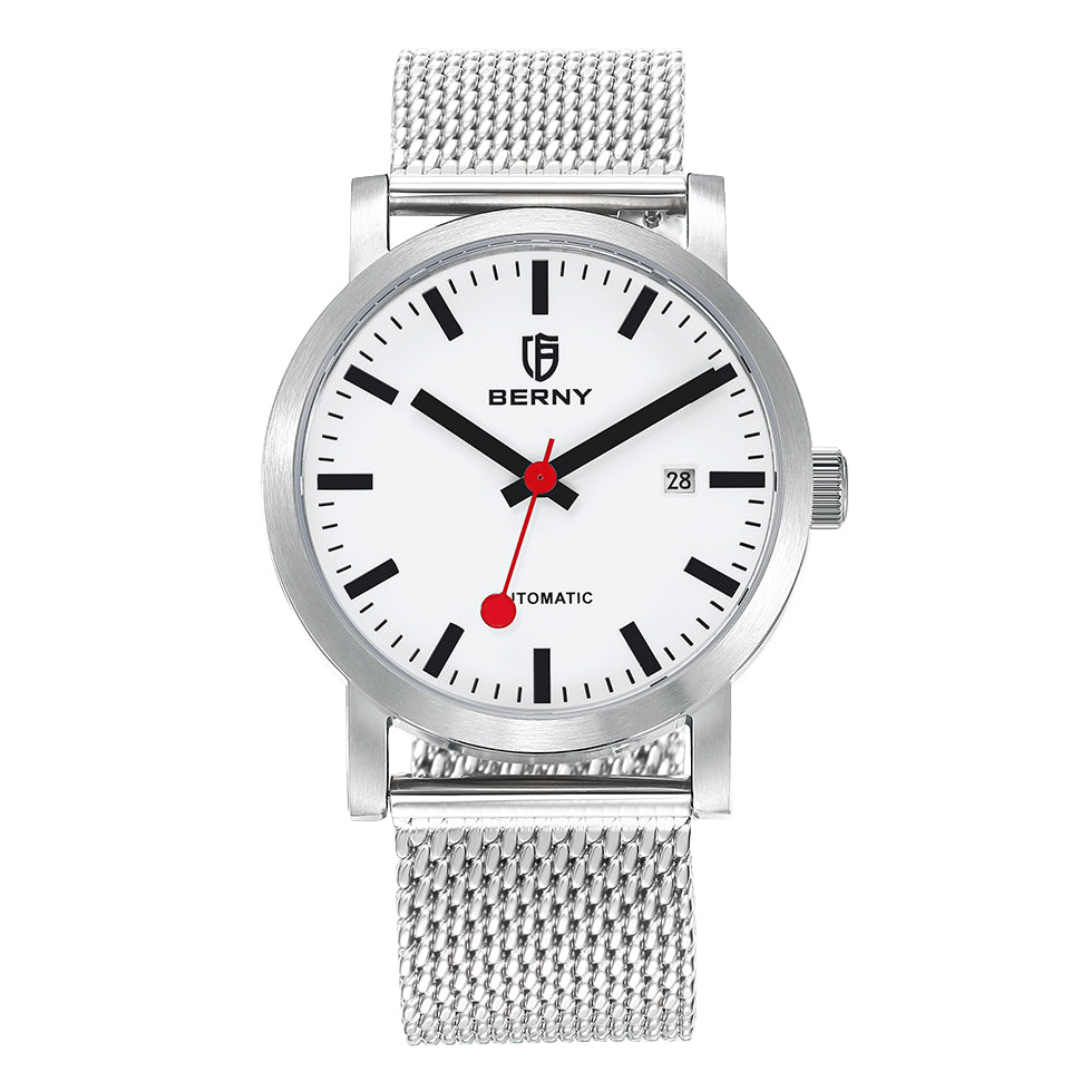 BERNY-Men Automatic Railroad Watch V2-AM138M – BERNY® WATCH Official Store